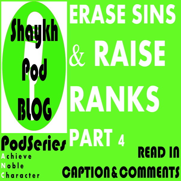 PODSERIES: ERASING SINS AND RAISING RANKS – PART 4 OF 5 – ShaykhPod