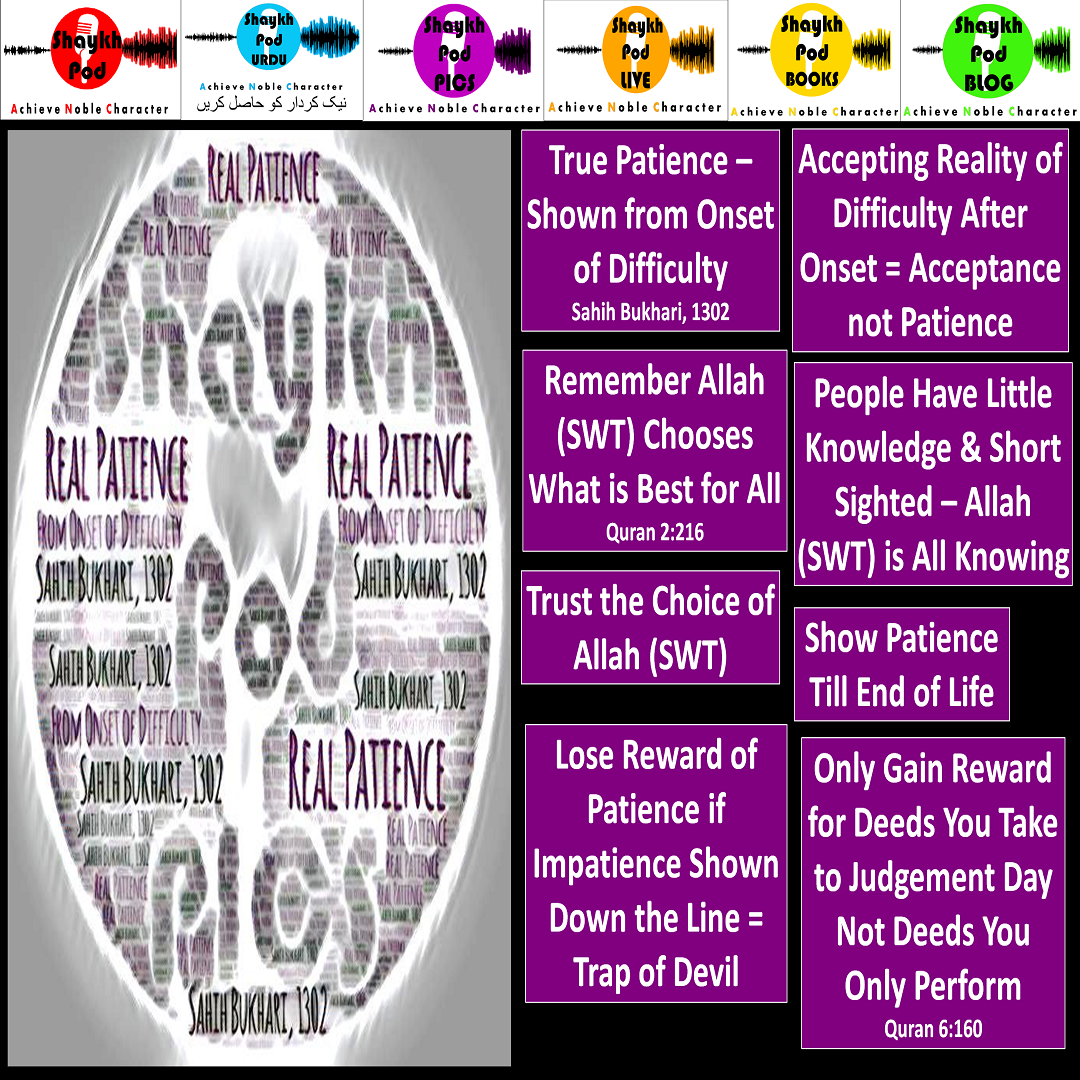 PodHadith: Real Patience – ShaykhPod
